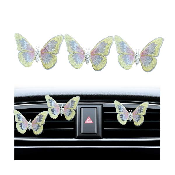 商品名:  Zipelo 3PCS Butterfly Car Air Vent Clip, Automotive Air Condition Freshener Outlet Vent Clip Charm Diffuser, Vehic...