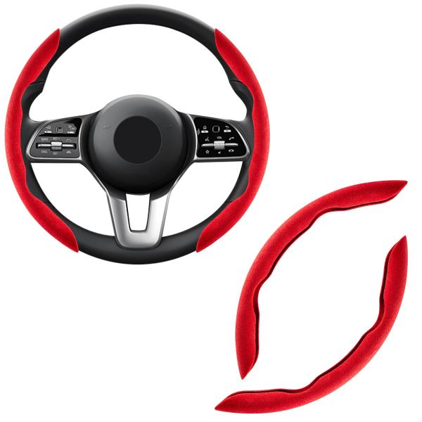 商品名:  Urehepo Fluffy Anti-Skid Steering Wheel Cover, Suede Car Steering Wheel Cover Segmented Protector Safe and Non Sli...