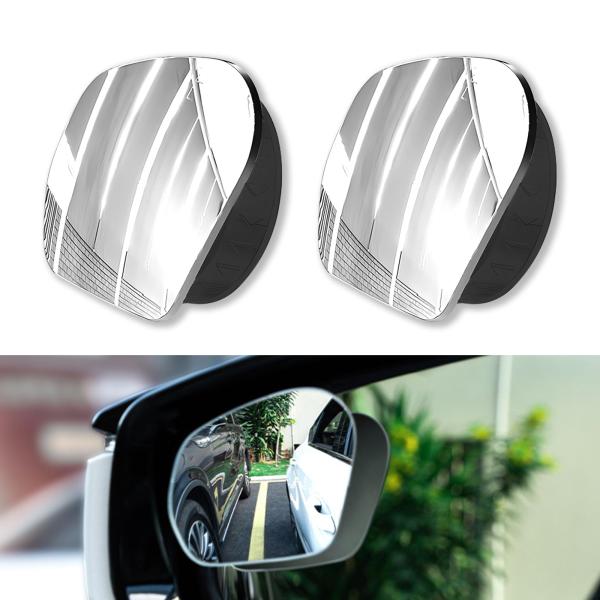商品名:  cerfioo Pack-2 Car Blind Spot Mirror, Waterproof Vehicle Rearview Mirror Accessories, Universal 360 Degree Rotatab...