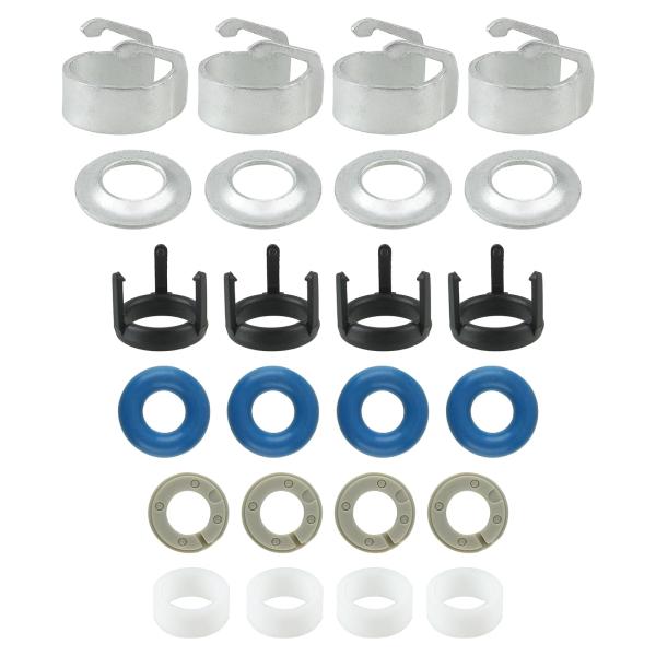 商品名:  Topkidame 4 Set Fuel Injector Seal Repair O-Ring Kit Fit for Audi A3 A4 S4 A5 S5 A6 Q3 Q5 TT Golf Jetta Passat 06H...