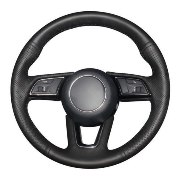 商品名:  DzChYa Black Hand-Sewing Leather Car Steering Wheel Cover, for Audi A4 (B9) Avant A5 (F5) Q2 A1 (8X) Sportback A3 ...
