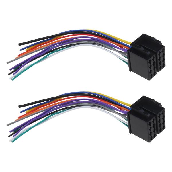 商品名:  Micro Traders 2PCS ISO Female Pre Wired Connector 16cm ISO Female Socket Wiring Harness Compatible with Volkswagen...