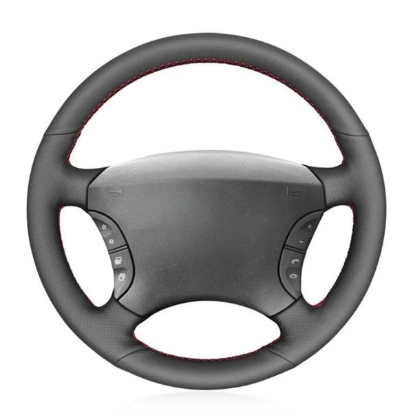 商品名:  DzChYa Black Hand-Sewing Leather Car Steering Wheel Cover, for Mercedes-Benz S-Class W220 S350 S500 S600 S430 2004...
