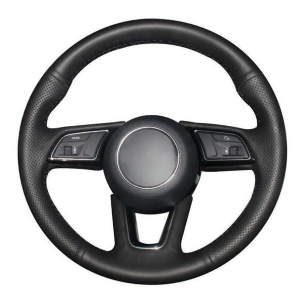商品名:  DzChYa Black Leather Hand-Sewing Car Steering Wheel Cover, for Audi A4 (B9) Avant A5 (F5) Q2 A1 (8X) Sportback A3 ...