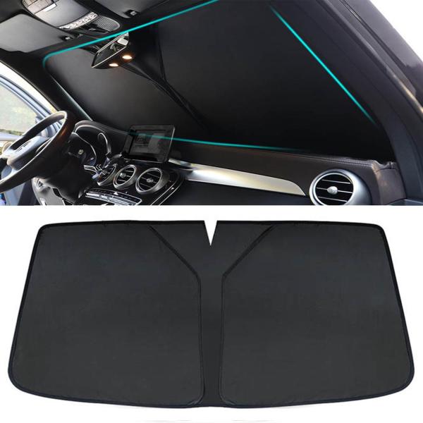 商品名: アウディ A3 セダン 2016-2021 に対応、フロントガラスサンシェード、断熱車フロントガラスサンシェード、車内の温度を下げる Gerrit Compatible for Audi A3 Sedan 2016-2021, W...