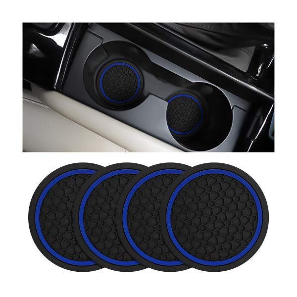 商品名:  Mandark 4PCS Car Cup Holder Coasters, 2.75 Inch Non-Slip Insert Water Bottle Holder Pads, Dustproof Automotive Int...