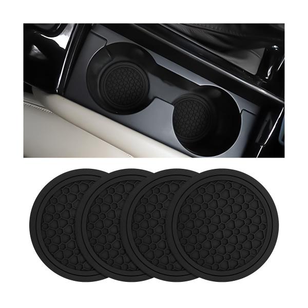 商品名:  Mandark 4PCS Car Cup Holder Coasters, 2.75 Inch Non-Slip Insert Water Bottle Holder Pads, Dustproof Automotive Int...