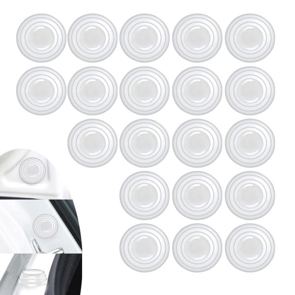 商品名:  Fluher 20 PCS Car Door Side Gasket, PA66 Injection Molded Hood Trunk Buffer Shock-Absorbing Silencer Pad, Multi-Po...