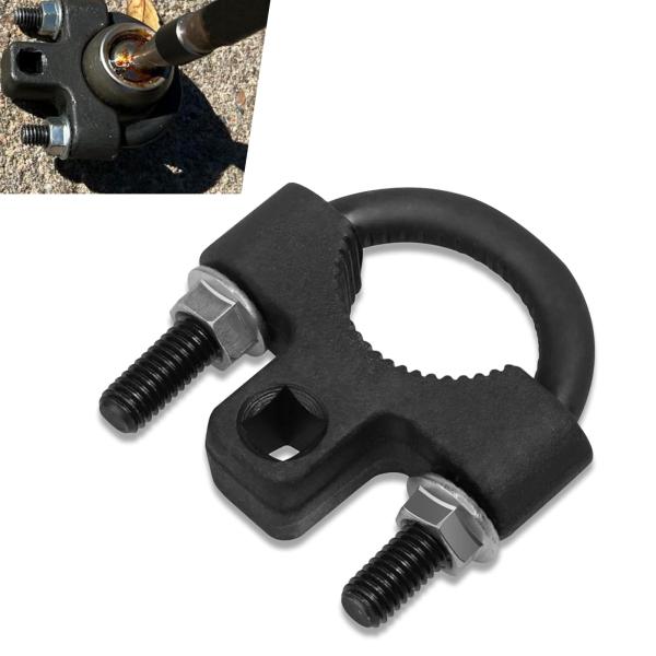 商品名: Slykew Pack-1 多機能カーインナータイロッド取り付けレンチ交換、防水調節可能金属製車両レンチツール、ユニバーサル自動車用タイロッド取り付けアクセサリー(ブラック) Slykew Pack-1 Multi-functio...