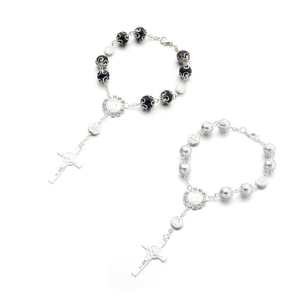 商品名:  Sylvil 2PCS Car Rosary for Rearview Mirror, Personalized Blessing Auto Rearview Mirror Catholic Pedant, Men Women ...