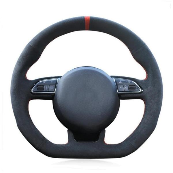商品名:  DzChYa Hand-Sewing Suede Car Steering Wheel Cover, for Audi S1 8X S3 8V Sportback S4 B8 Avant S6 C7 S5 8T S7 G8 RS...