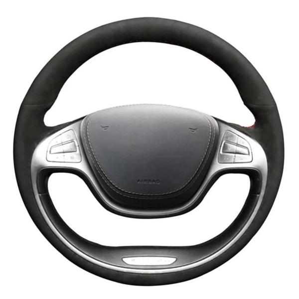 商品名:  DzChYa Black Suede Hand-Sewing Car Steering Wheel Cover, for Mercedes-Benz S-Class S320 S400 S500 S600 2014 2015 2...