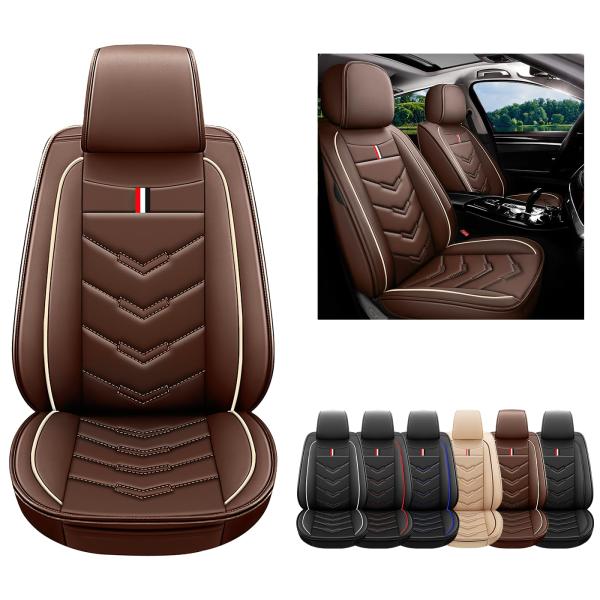 商品名:  ROBECCHI Leather Car Seat Cover Anti-Slip Fit for Mercedes-Benz GLS 450 2017-2024,5 Seat Covers Waterproof Leather...