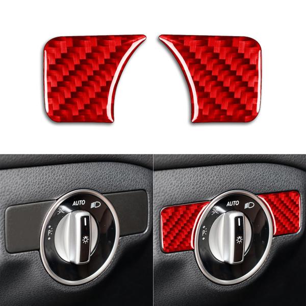 商品名:  Real Premium 3D Effect Carbon Fiber Sticker Compatible with Mercedes-Benz C Class W204 Sedan 2012-2014 Car Dashboa...