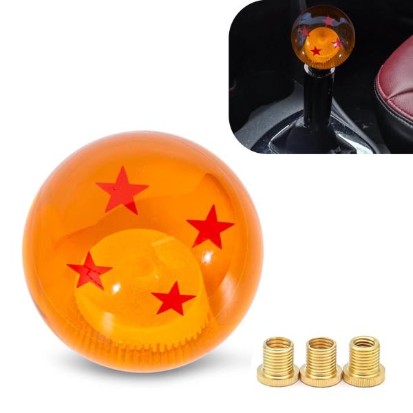 商品名:  yvshy 1 PC Car Gear Shift Head, 2.12" x 2.12" Personalized Four-Star Spherical Wave Stick Head Shift Knob Wave Sti...