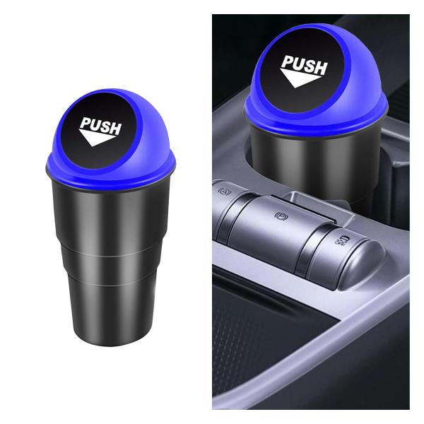 商品名:  Automotive Cup Holder Car Trash Can with Lid, Leakproof Vehicle Central Garbage Can Bin, Mini Essential Car Access...