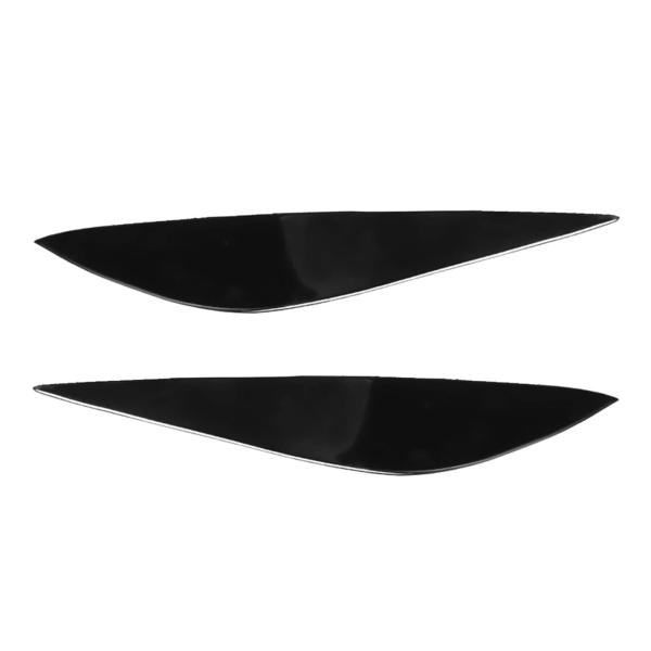 商品名:  VNFEJEJR Front Headlight Eyelid Eyebrows Piano Black Molding Cover Trim -Fit for Benz C-Class W204 2008-2011 Car A...