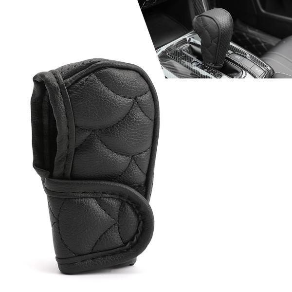 商品名:  dawfall 1 PC Car Gear Shift Cover, 1.96In x 4.72In x 1.18In Breathable Waterproof Leather Vehicle Shifter Decor, U...