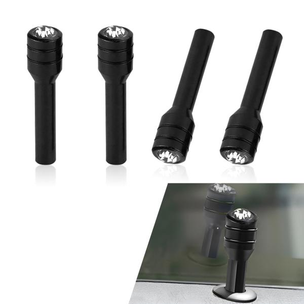 商品名:  awlbed 4 PCS Bling Car Door Lock Knob, Alloy Diamond-Encrusted Shiny Door Lock Column Pull Pin Decoration, Rubber ...