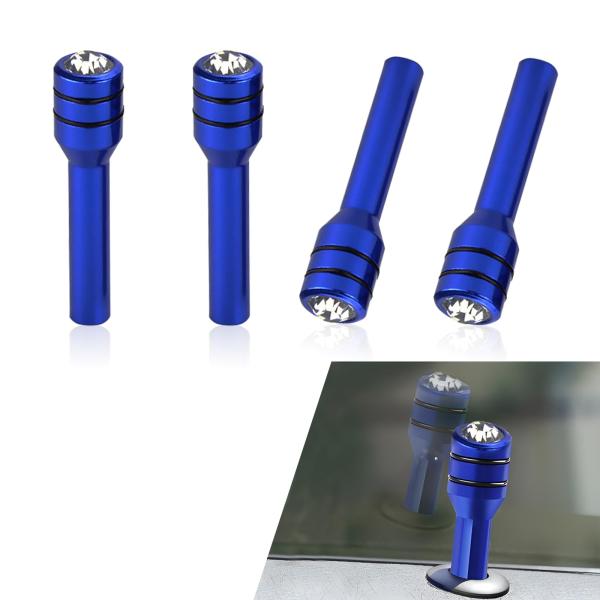 商品名:  awlbed 4 PCS Bling Car Door Lock Knob, Alloy Diamond-Encrusted Shiny Door Lock Column Pull Pin Decoration, Rubber ...