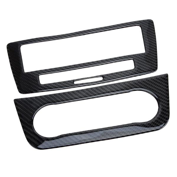 商品名:  BERS [Replacement] 2Pcs/Set Car Center Console CD Panel Cover Trim Carbon Fiber Black Fit for Mercedes-Benz for GL...