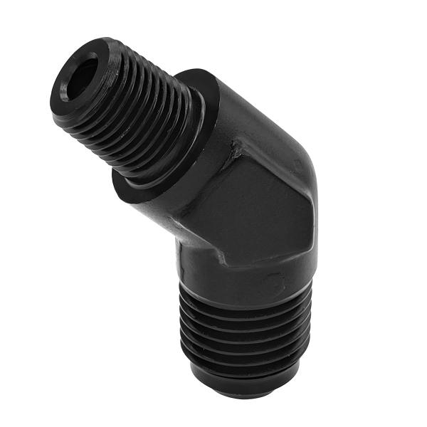 商品名: Mandark Car 4AN オスフレアから1/8インチNPTパイプ、45度エルボ車両フィッティングアダプター、アルミニウム合金オートオススイベルコネクタアクセサリー、SUV、トラック、RVなどにユニバーサル。 Mandark ...