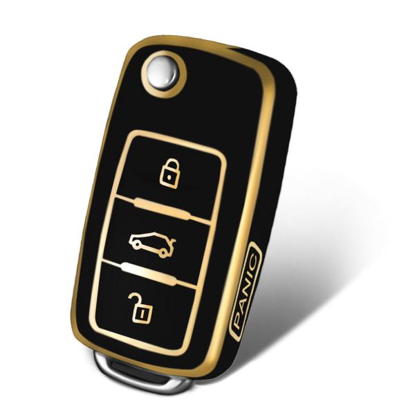 商品名:  WORCAS for VW 4 Buttons Key Fob Cover,TPU Smart Cover Key Case Compatible with Volkswagen Jetta Passat Golf Beetle...