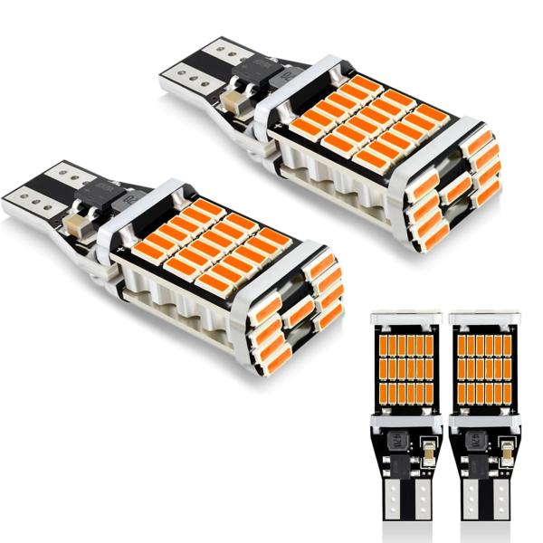 商品名:  getfay 4 Pack T15 Car LED Reverse Lights, 4014 45SMD Chipsets Automotive Turn Signal Light Replacement, Universal ...