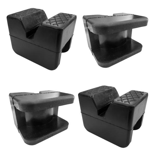 商品名:  Jack Pad Adapter, Rubber Floor Jack Stand Pads, Universal Heavy Duty Slotted Frame Rail Pinch Weld Protector (4Pcs...