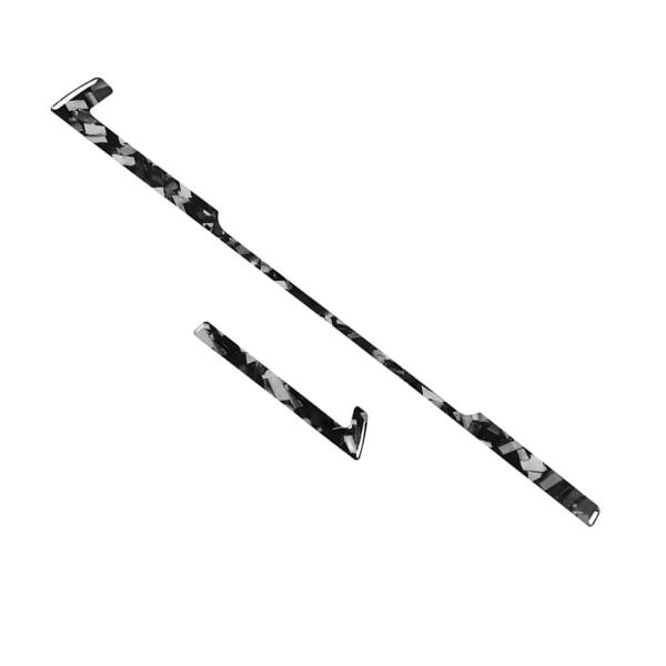 商品名:  Liru 2Pcs Dashboard GPS Sticker Navigation Panel Cover Trim RHD ABS Plastic+Epoxy Coating(Soft) Forged Pattern For...