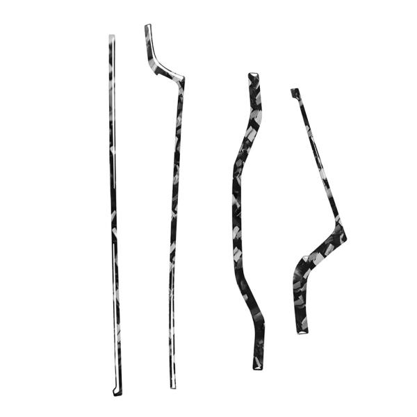 商品名:  GZYF Dashboard Sticker GPS Navigation Panel Trim Cover Strip LHD ABS Plastic+Epoxy Coating(Soft) Forged Pattern Fo...