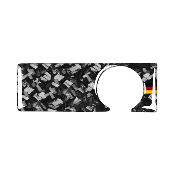 商品名:  GZYF ABS Plastic+Epoxy Coating(Soft) Ignition Switch Panel Trim Sticker Key Hole Cover LHD B Forged Pattern For Au...