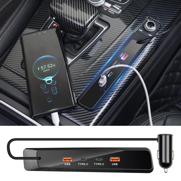 商品名:  LUNQIN Car Hub Docking Station for Audi Q5 SQ5 2018-2024,Q5 Sportback 2021-2024 USB Type-C Fast Charger Auto Inter...