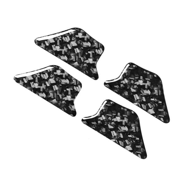 商品名:  Lirun Interior Door Handle Bowl Sticker Cover Frame Trim Forged Pattern ABS Plastic+Epoxy Coating(Soft) for Audi A...