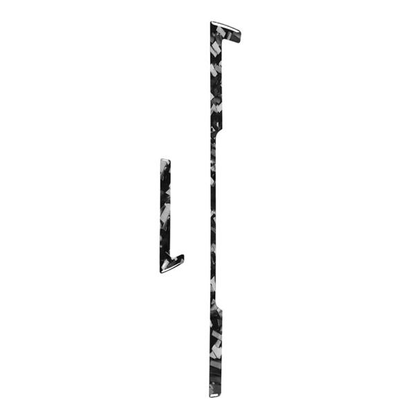 商品名:  Lirun 2Pcs Dashboard Sticker GPS Navigation Panel Trim Cover RHD ABS Plastic+Epoxy Coating(Soft) Forged Pattern Fo...