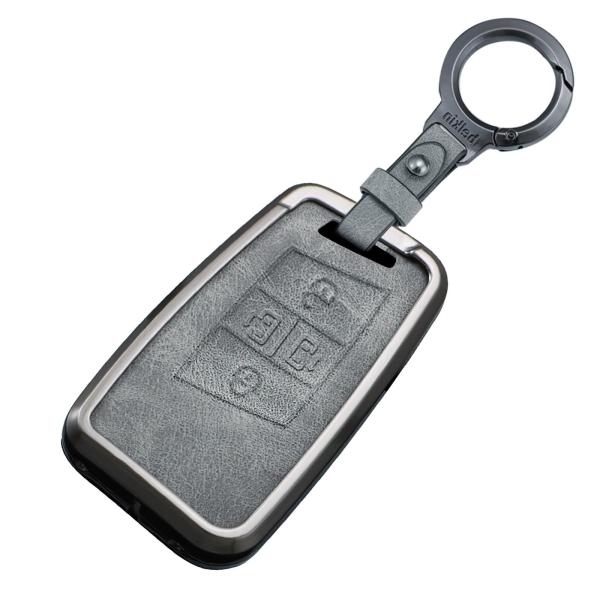 商品名:  ontto 4-Button Key Shell Keyless Entry Car Key Cover Leather Key Housing Compatible with Volkswagen Tiguan Atlas J...