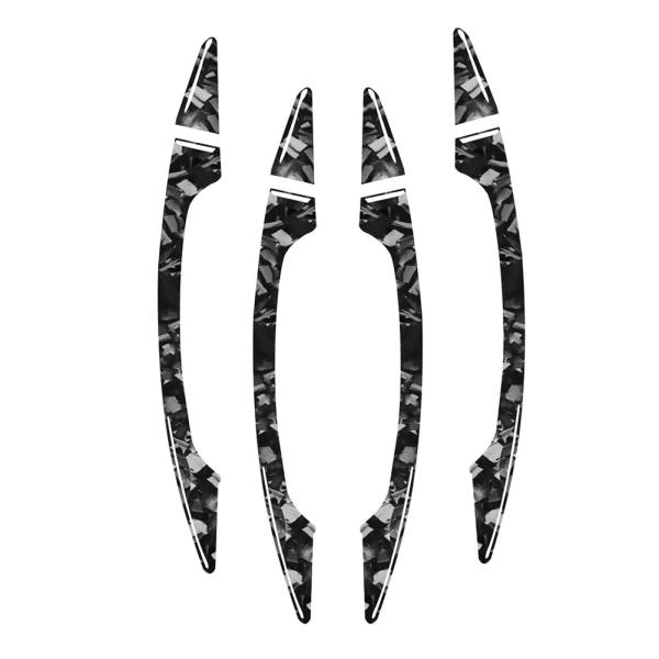 商品名:  Three T Lirun Outer Door Panel Cover Handle Trim Grab Sticker Forged Pattern ABS Plastic+Epoxy Coating(Soft) for A...