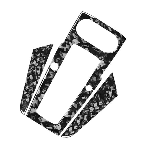 商品名:  Lirun Center Console Shift Panel Trim Cover Gear Shifter Sticker LHD B ABS Plastic+Epoxy Coating(Soft) Forged Patt...