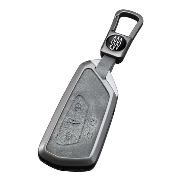 商品名:  HIBEYO 5 Button Key Fob Cover Compatible with Volkswagen VW MK8 Golf/GTI Skoda Octavia Key Case&amp;Smooth Leather...