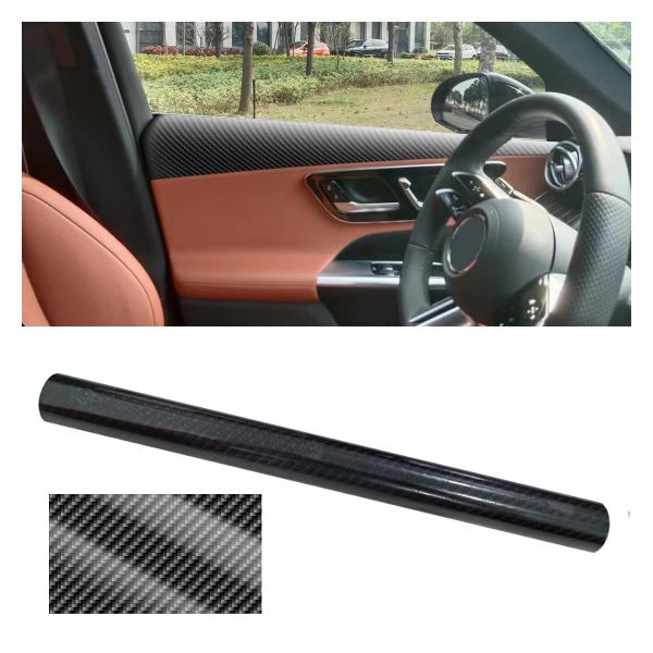 商品名:  1ft x 10ft 6D Carbon Fiber Vinyl Wrap Roll, Black High Gloss Automotive Wrap Film Sticker, Bubble Free Air Release...