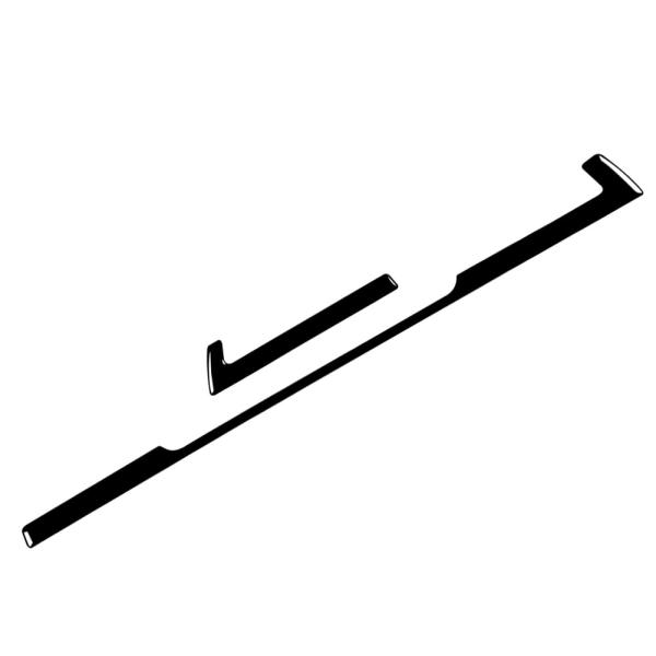 商品名:  FSFY 2Pcs Dashboard Cover Trim Navigation Panel Sticker LHD ABS Piano Black For Audi A4 A5 S4 S5 RS4 RS5 2017-2024...