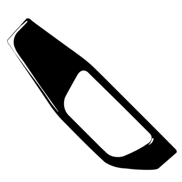 商品名:  Lirun Headlight Button Cover Switch Panel Sticker Trim RHD Piano Black ABS For Audi A4 B9 2016-2022ブランド: Three T高さ...