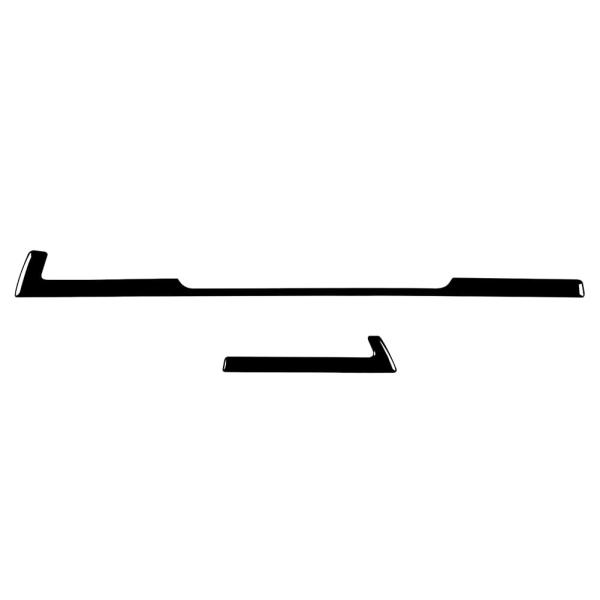 商品名:  GZYF Dashboard Sticker Panel Navigation Cover Trim RHD 2Pcs For Audi A4 A5 S4 S5 RS4 RS5 2017-2024 ABS Piano Black...