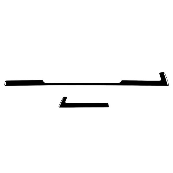 商品名:  GZYF 2Pcs Dashboard Panel Cover Navigation Trim Sticker LHD ABS Piano Black For Audi A4 A5 S4 S5 RS4 RS5 2017-2024...