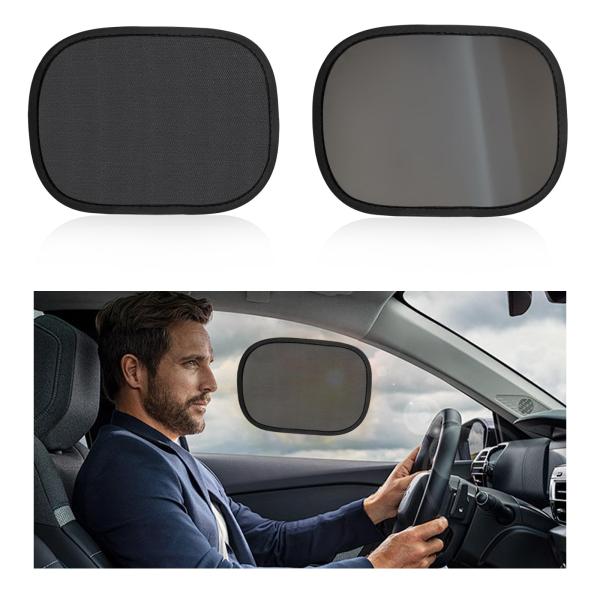 商品名: povtii 車用ウィンドウシェード 2個 ミニ静電吸着オートウィンドウシェード 有害な紫外線グレア保護 車両フロントガラスサンシェード 安全な運転シールド用 ユニバーサルカーアクセサリー povtii 2PCS Car Wind...