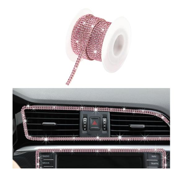 商品名:  Ohleats Bling Car Trim Self Adhesive, 16.4 Ft Auto Interior Exterior Crystal Rhinestone Decoration Strip Decal, Gl...