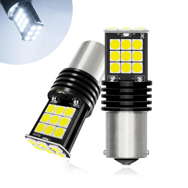 商品名:  Slykew 2 PCS 1157 Car LED Brake Light, 3030-24SMD IP65 Waterproof Constant Current IC Driver Highlight Decoding Re...