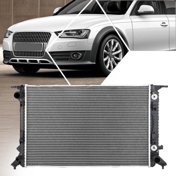 商品名:  DPI-13310 2-Row Aluminum Core Cooling Radiator Compatible with 11-17 Audi A4 A5 A6 A7 Quattro S4 S5 Q5 3.0L 3.6Lブラ...