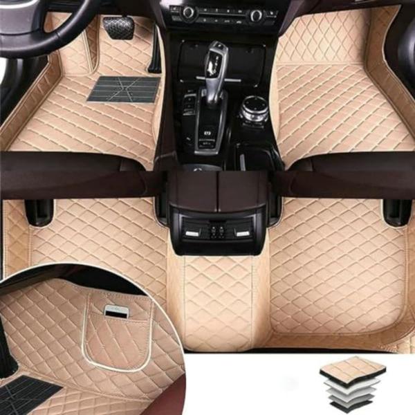 商品名:  Yaruicar Custom Car Floor mats Suitable for 99.8% Car Truck SUV Car mats All Weather Personalized Full Coverage Lu...