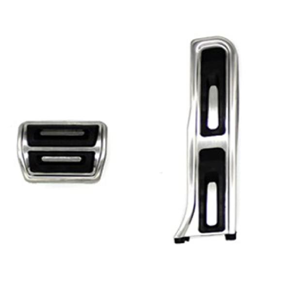 商品名: ブレーキペダル アルミ合金車のフットペダル燃料アクセルブレーキペダルカバー アウディ Q3 8U 2012-2018 アクセサリークラッチ足踏み Car Pedals Aluminum Alloy Car Foot Pedal F...